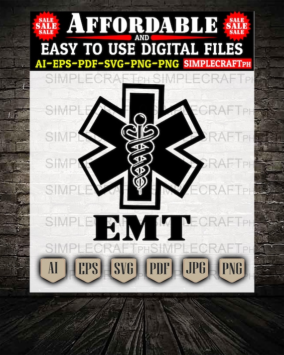 EMT Svg Star of Life EMS Paramedic Svg Medical Symbol | Etsy