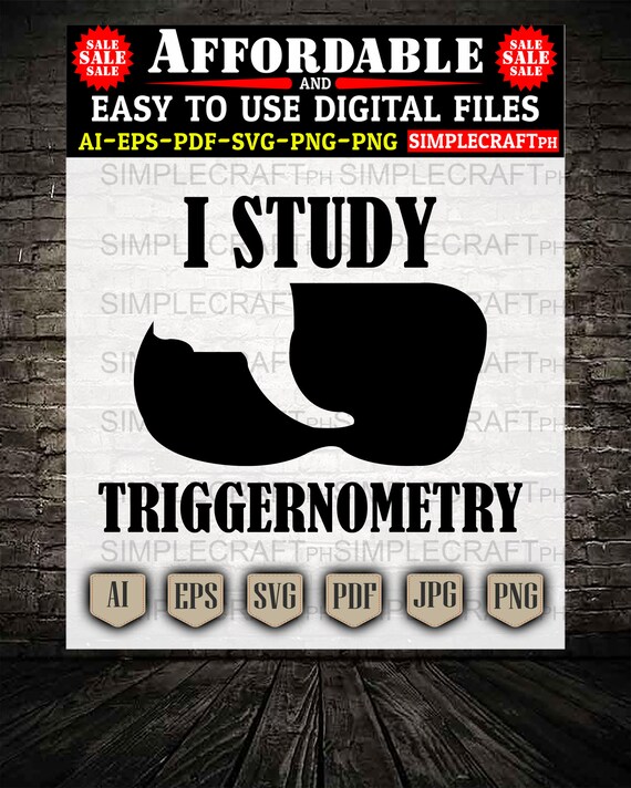 I Study Triggernometry svg 2nd Amendment svg Defend the | Etsy