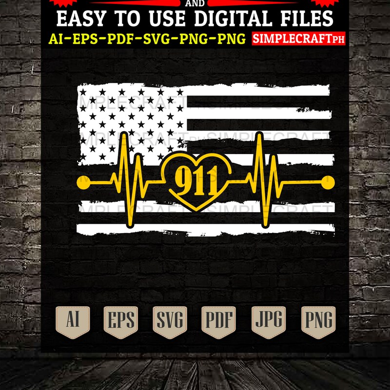 911 Dispatcher Svg - Etsy