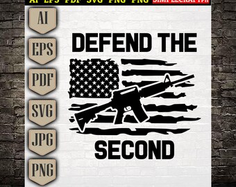 Defend the 2nd Svg | Etsy