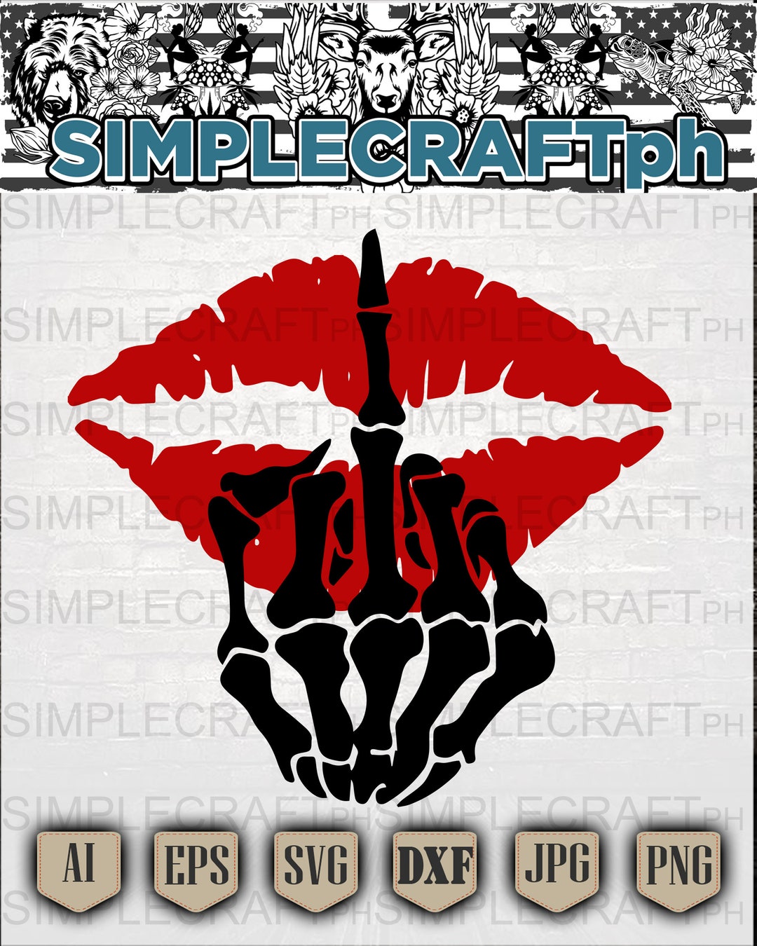 Middle Finger Kiss Svg Lips Kiss Svg Lips Middle Finger Svg Middle ...