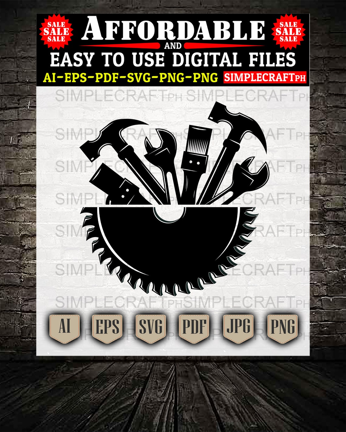 Handyman Svg Repair Tools Clipart Svg Woodworking Tools - Etsy