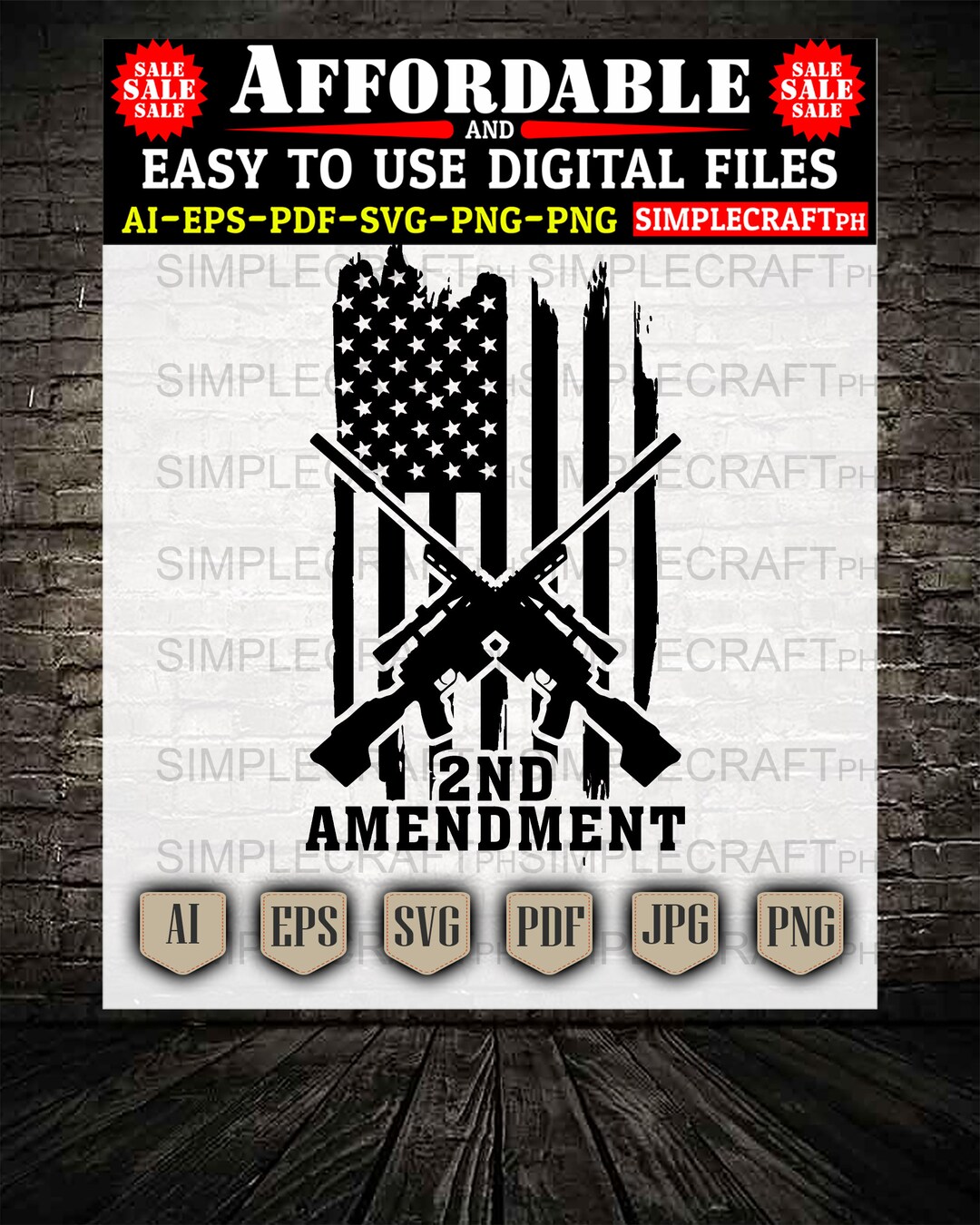 2nd Amendment Svg Gun Rights Svg American Flag Svg - Etsy