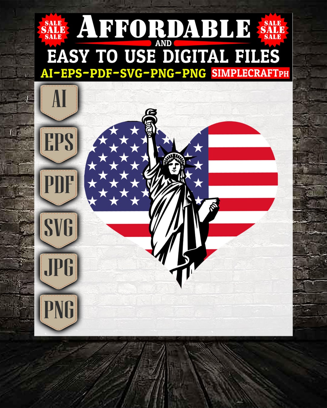 Statue of Liberty Svg || New York || American Flag Svg || Liberty ...
