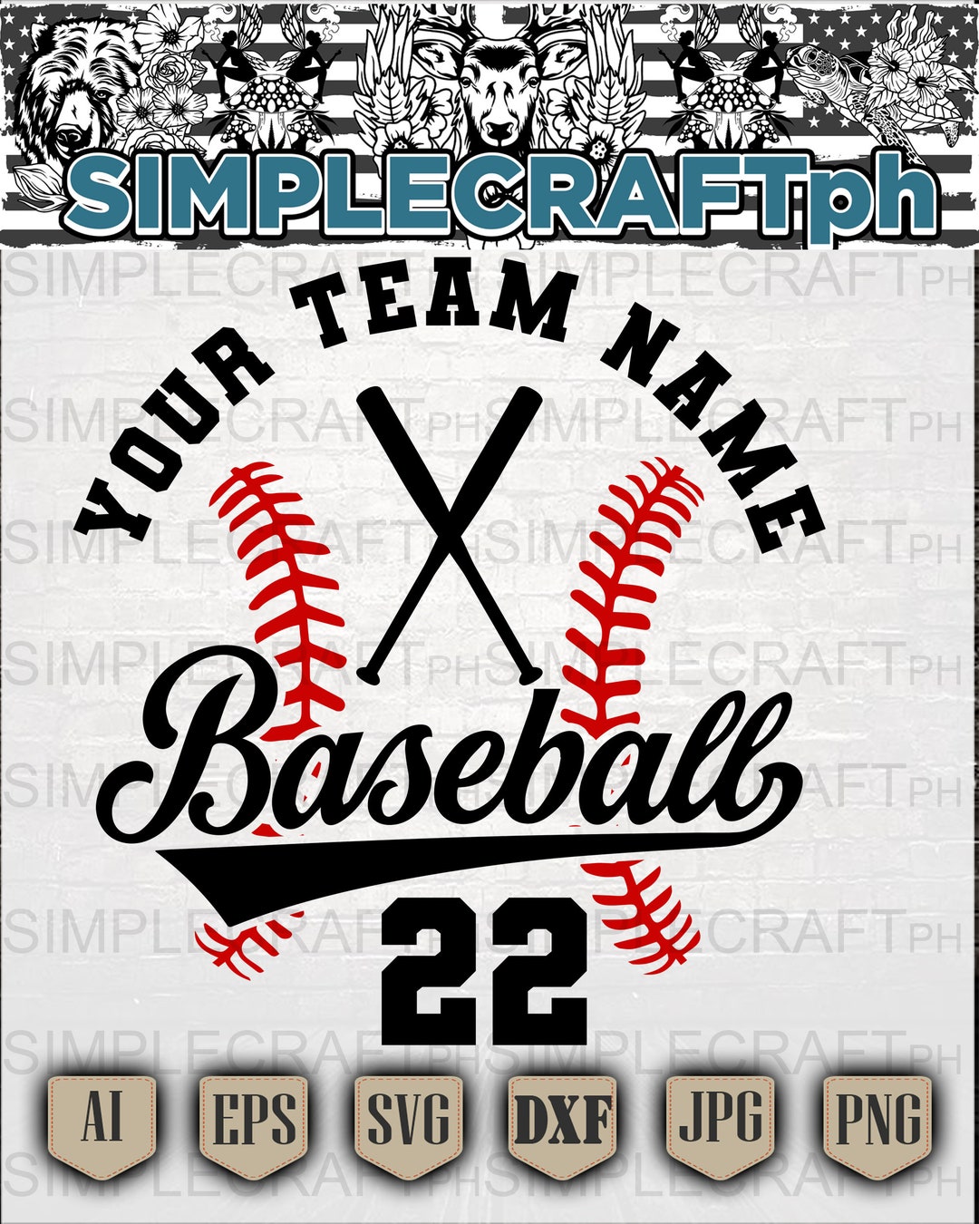 Baseball SVG PNG || Baseball Mascot Svg || Baseball Player Number Svg ...