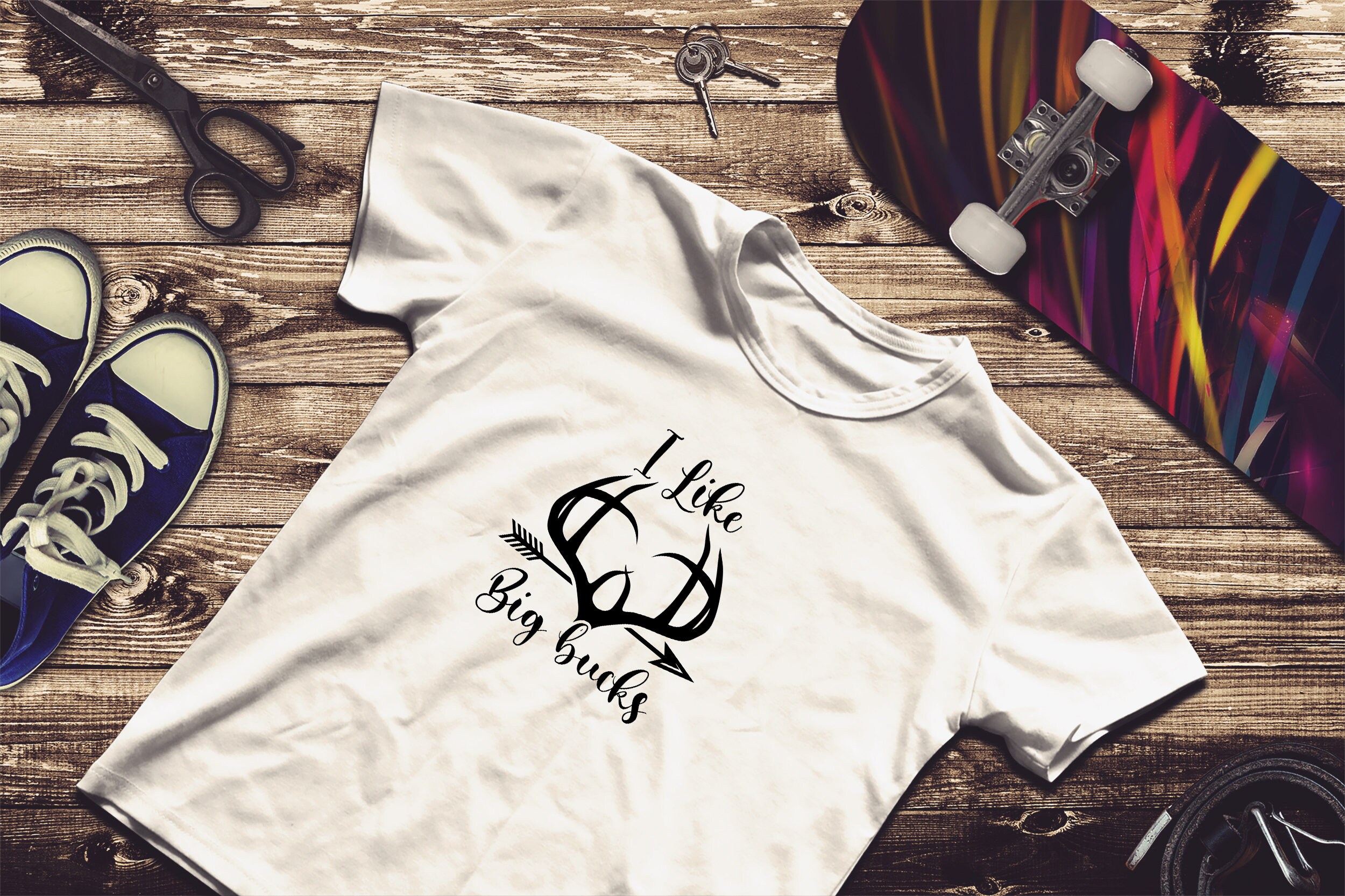 Big Bucks and Arrow Svg Deer Skull Svg Deer Hunting Svg | Etsy