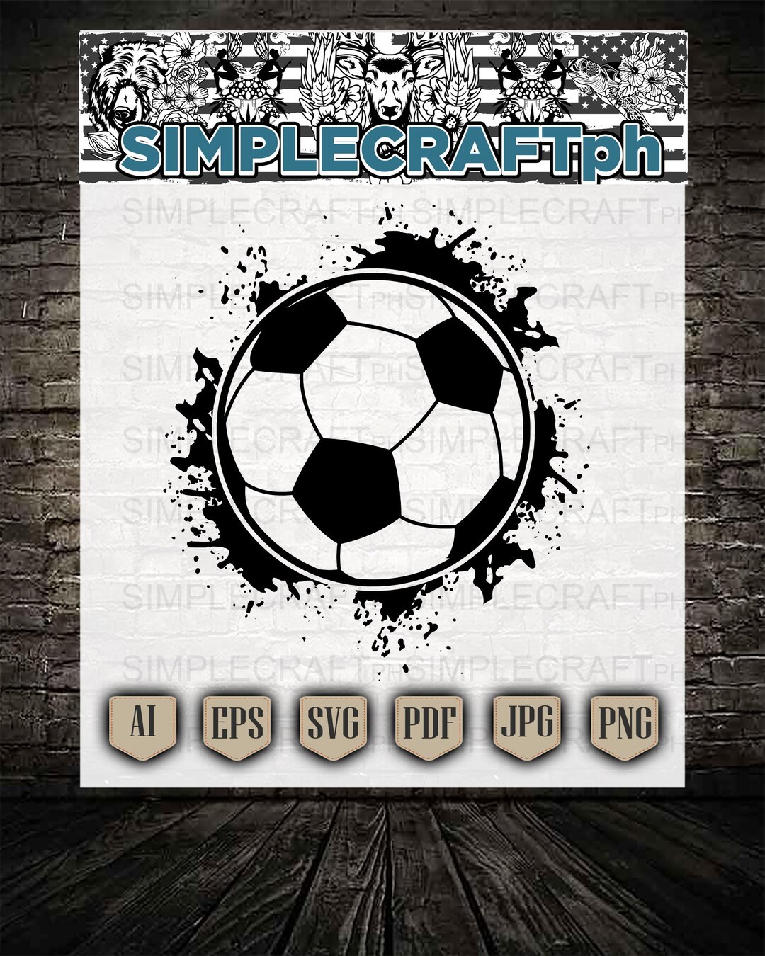 Paint Splatter Soccer || Soccer Ball Svg || Splats Svg || Splasg Soccer ...