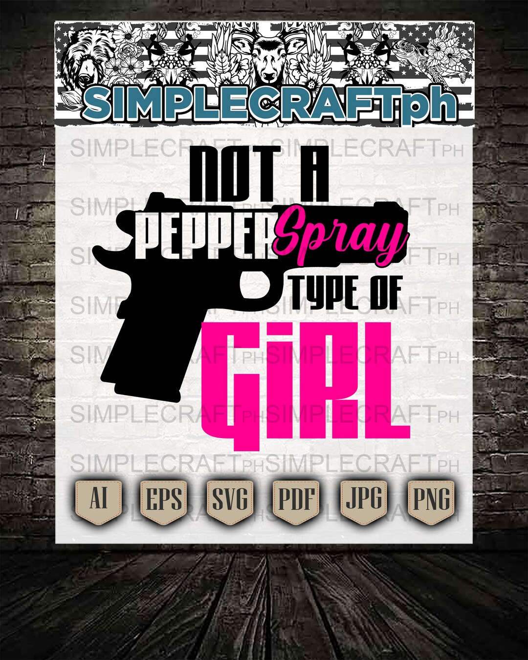 Not a Pepper Spray Kind of Girl Svg 2nd Amendment SVG I 2nd That Svg I ...