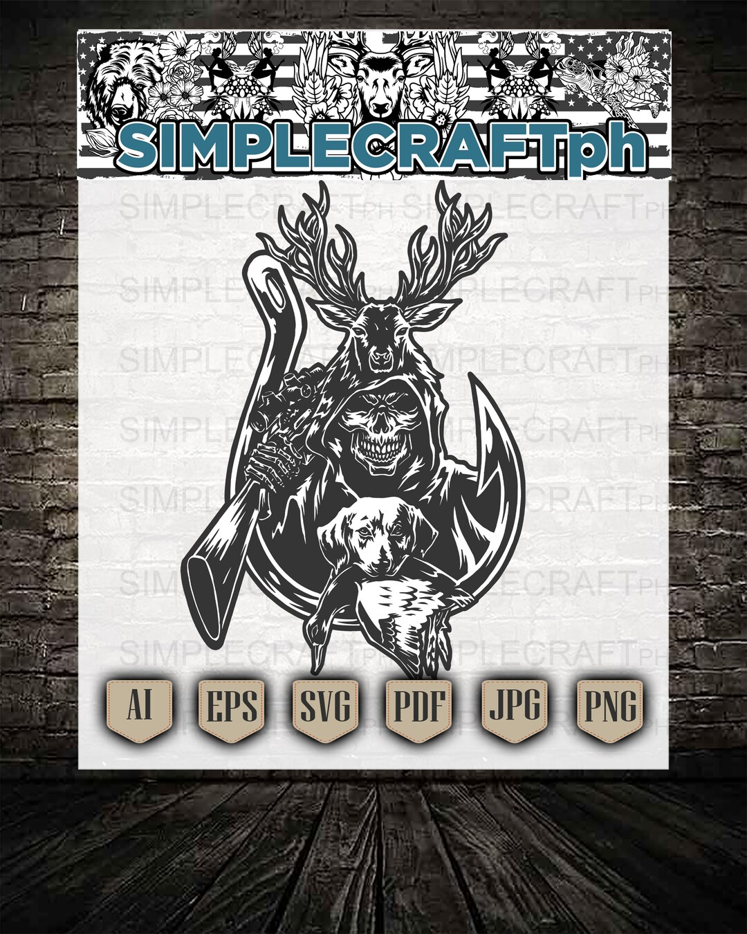 Deer Hunter Svg || Retriever Dog Svg || Duck Hunting Svg || Deer ...