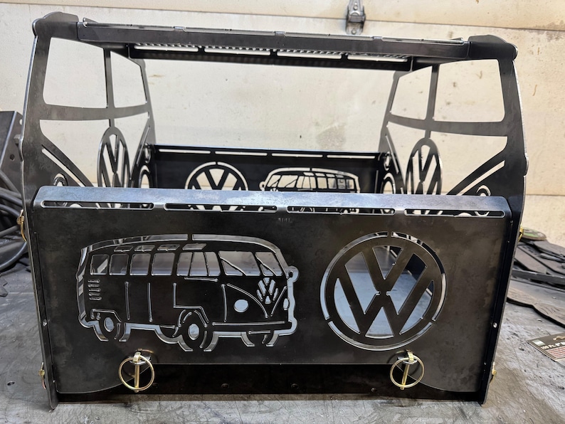 VW Bus Collapsible Firepit - Etsy
