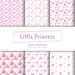 Little Princess Digital Paper 12x12 In. Watercolor Clipart With Hand ...