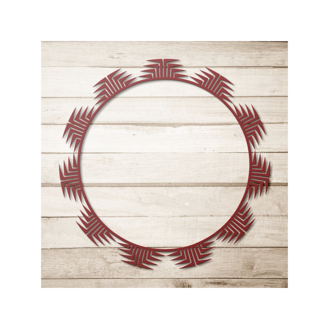 Metal Sign, Circle Frog Foot Design, Native American Metal Sign, Hupa ...