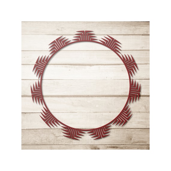 Metal Sign Circle Frog Foot Design Native American Metal - Etsy