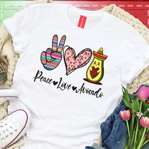 Peace Love Mexican Traditional Items Shirt - Etsy