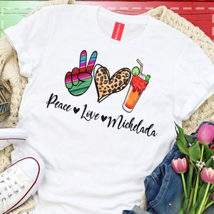 Peace Love Mexican Traditional Items Shirt - Etsy