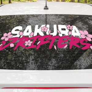 Sakura Drifters Brush JDM Cherry Blossom Petals Vinyl Decal Sticker - Etsy
