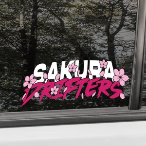 Sakura Drifters Brush JDM Cherry Blossom Petals Vinyl Decal Sticker - Etsy