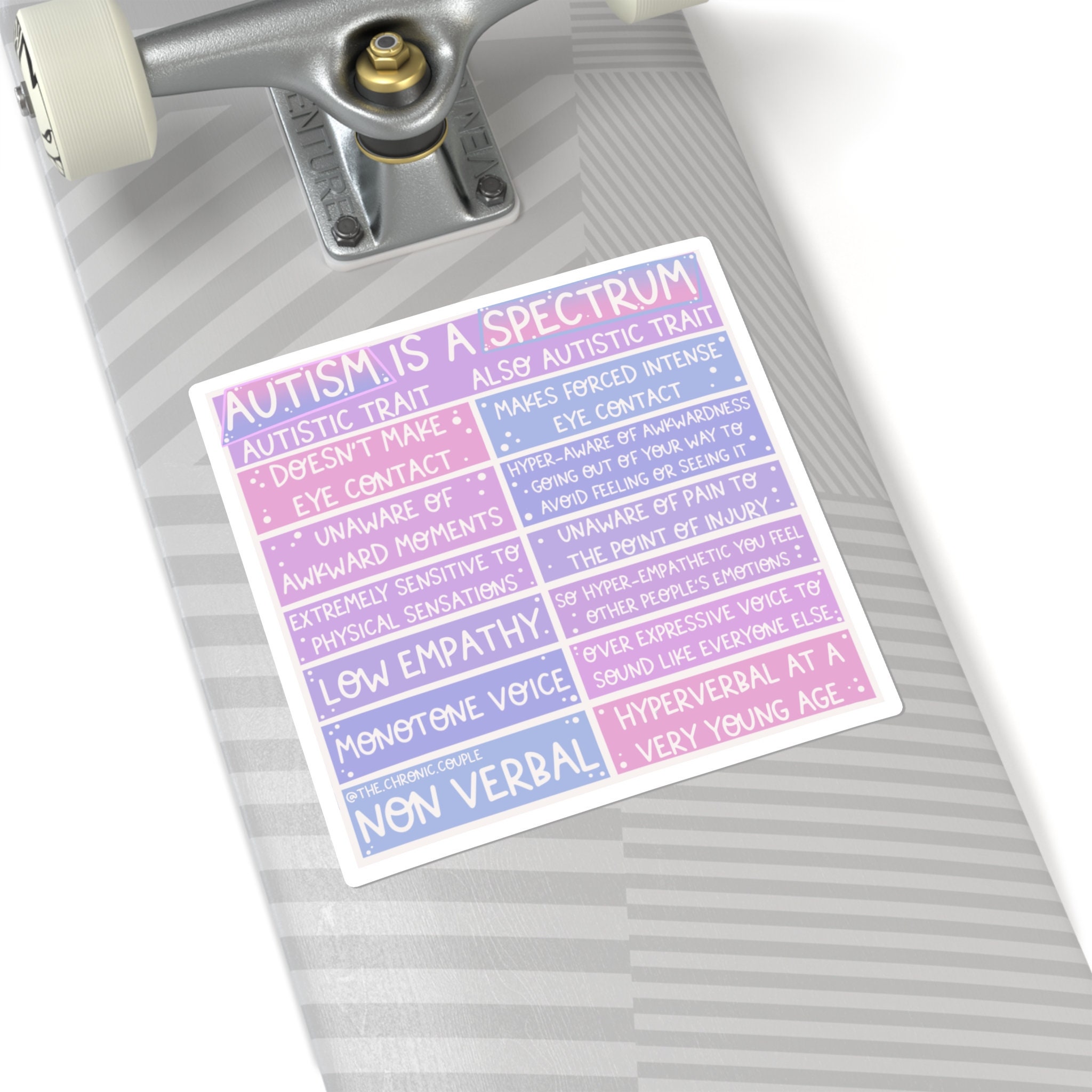 Autism is a Spectrum Square Stickers - Etsy