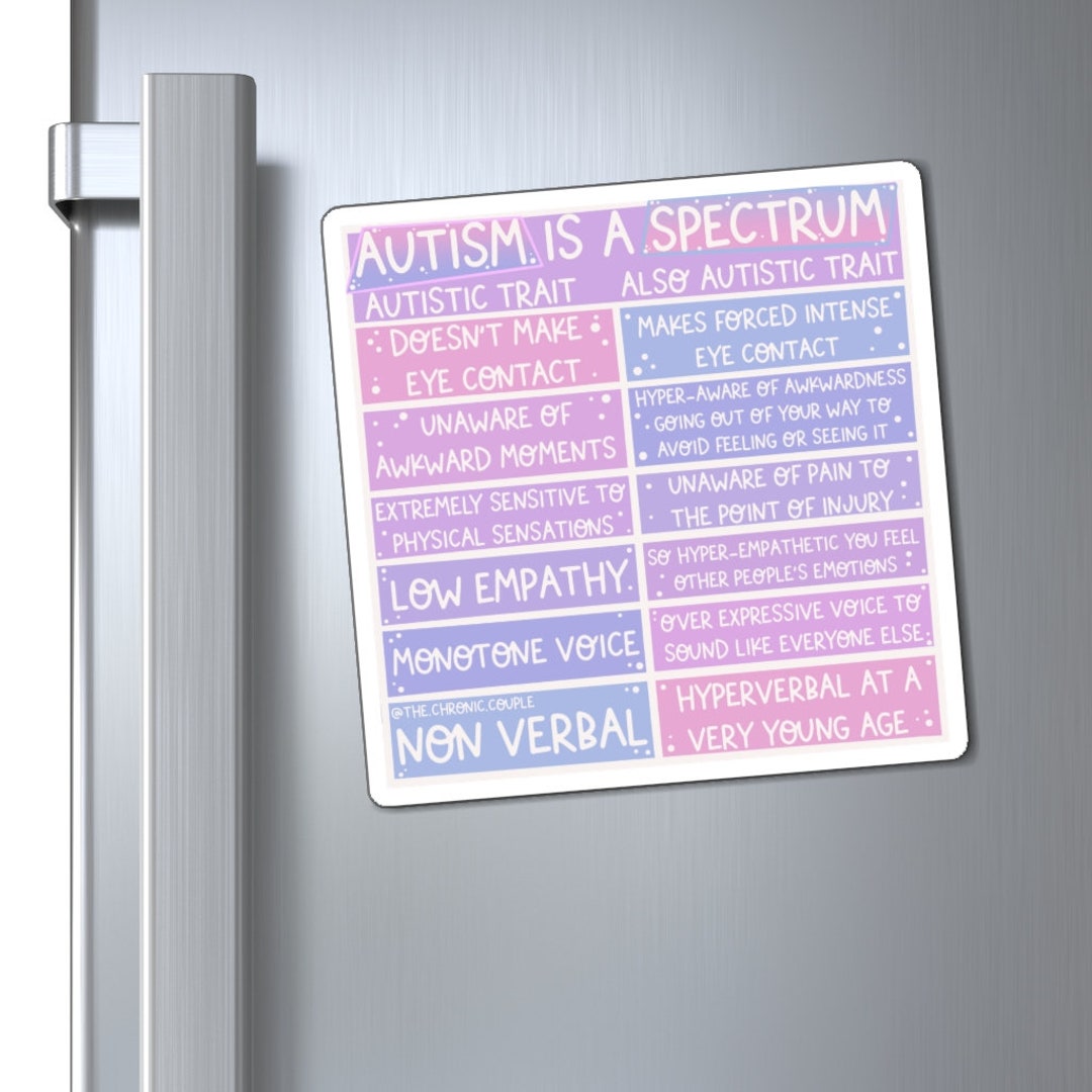Autism is a Spectrum Magnets - Etsy