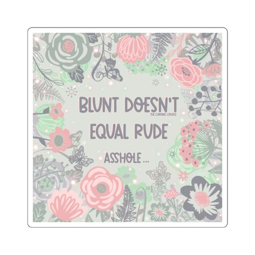 Inattentive Type ADHD Square Stickers - Etsy