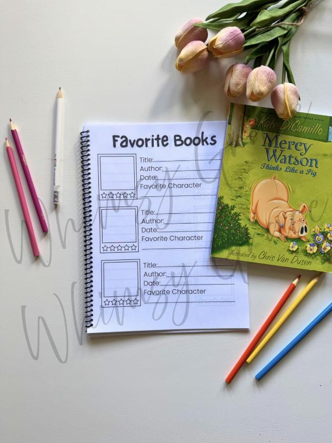 Summer Reading Journal ~ Printable Summer Book Tracker ~ Printable ...