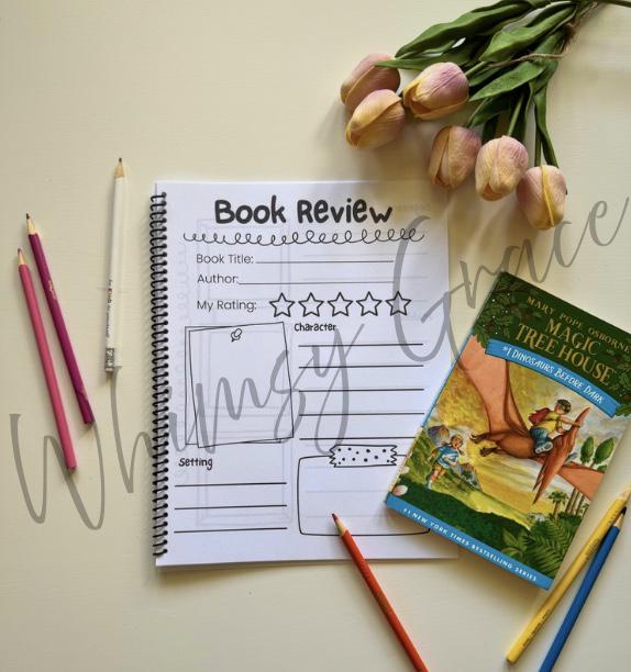 Summer Reading Journal ~ Printable Summer Book Tracker ~ Printable ...