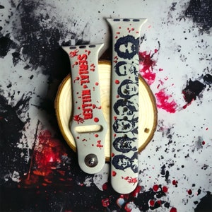 Serial Killer Theme, Laser Engraved Smart Watch, Skulls, Gift for Her ...