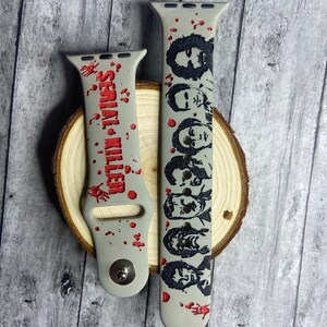 Serial Killer Theme, Laser Engraved Smart Watch, Skulls, Gift for Her ...