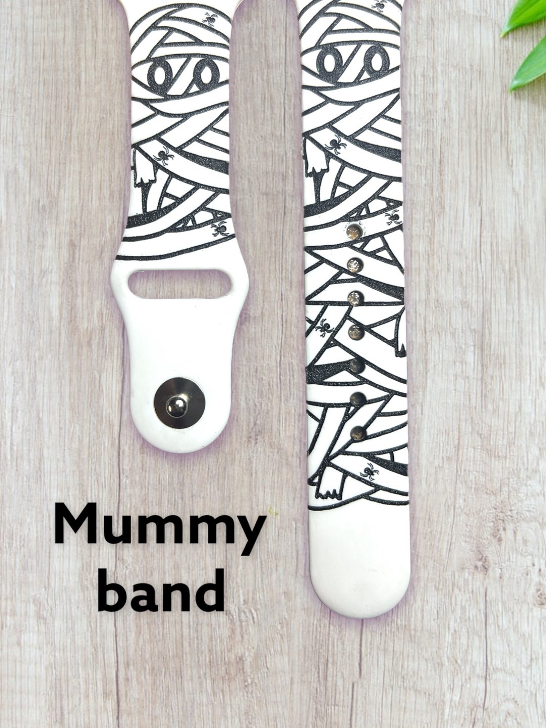 Mummy Engraved Watch Band: Halloween Spooky Vibes - Etsy