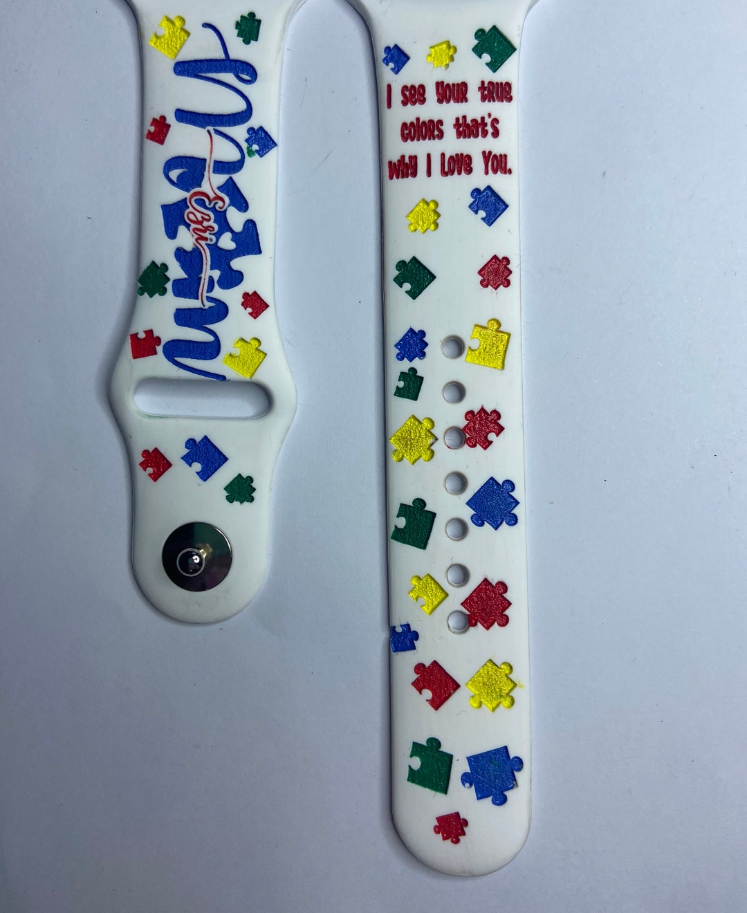 Autism Mom, Laser Engraved Watch, Samsung, Fitbit Versa 2, Gift for ...