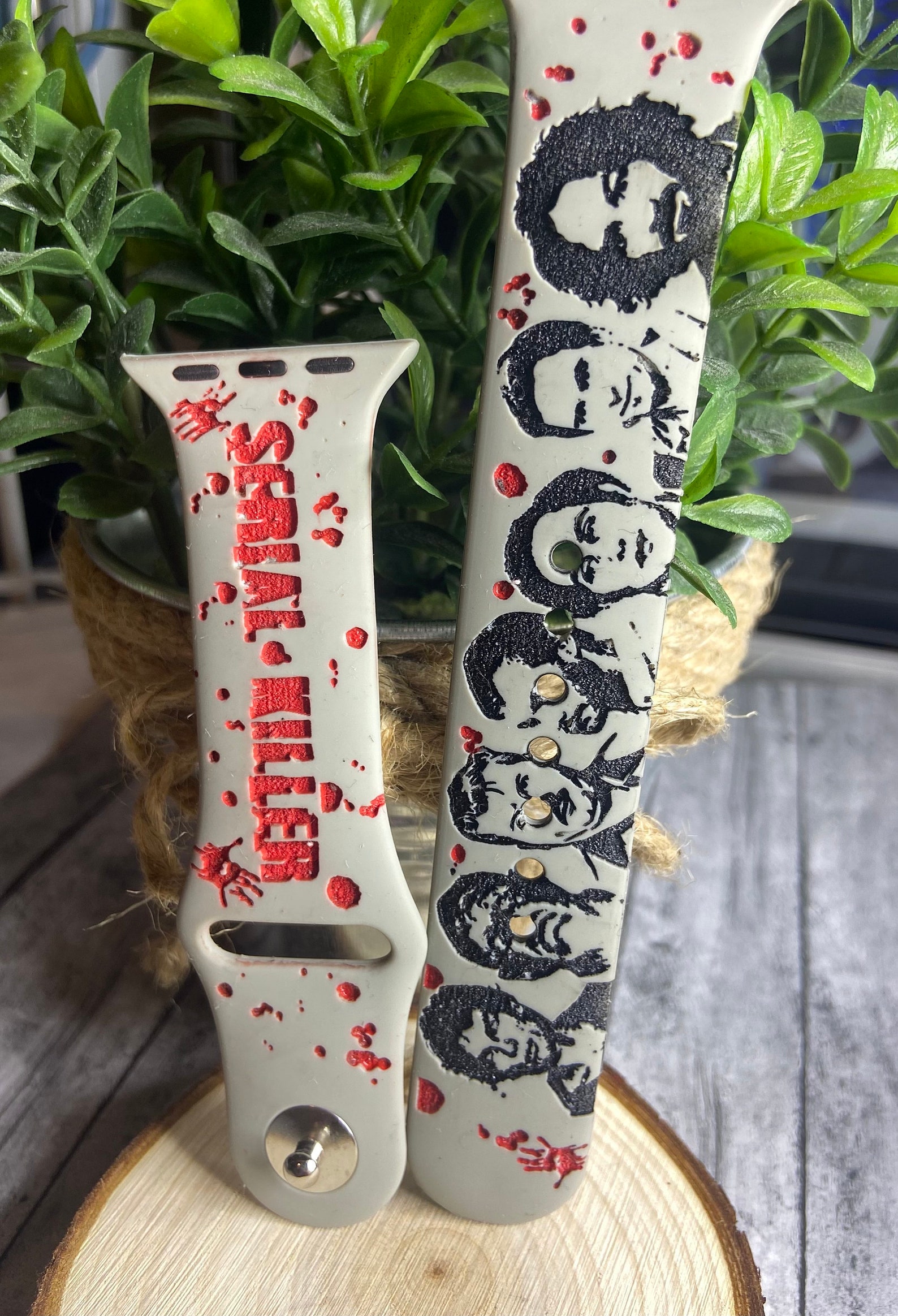 Serial Killer Theme Laser Engraved Smart Watch Skulls Gift | Etsy