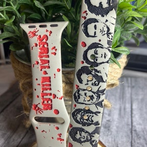 Serial Killer Theme, Laser Engraved Smart Watch, Skulls, Gift for Her ...