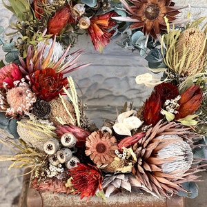 The Native Australian Wreath- Made to Order. Please Allow 1-2 Weeks for ...