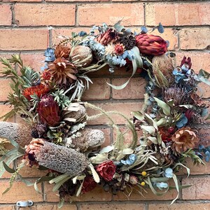 The Native Australian Wreath- Made to Order. Please Allow 1-2 Weeks for ...