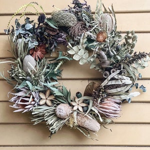 The Native Australian Wreath- Made to Order. Please Allow 1-2 Weeks for ...