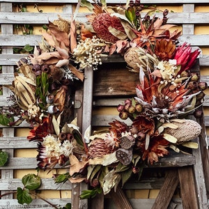 The Native Australian Wreath- Made to Order. Please Allow 1-2 Weeks for ...
