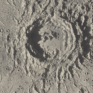 Moon Craters Drawing Plaster Model of Copernicus Lunar - Etsy Norway