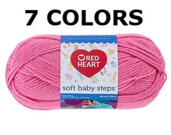 Red Heart Baby Yarn | Etsy
