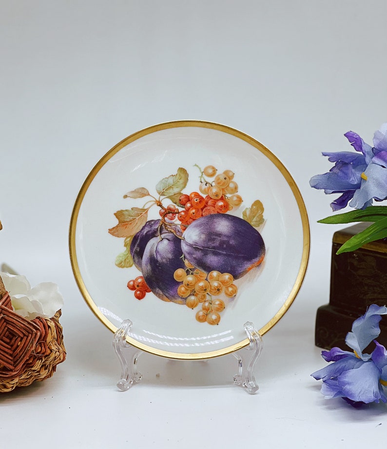 Bavaria Germany Golden Crown E&R 1886 Harvest Fruit Orchard Luncheon ...