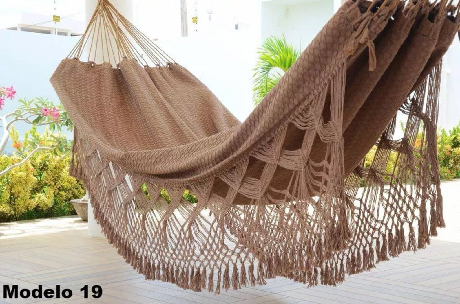 Hamaca de lujo marrón con macrame 14 pies x 5 pies Doble | Etsy