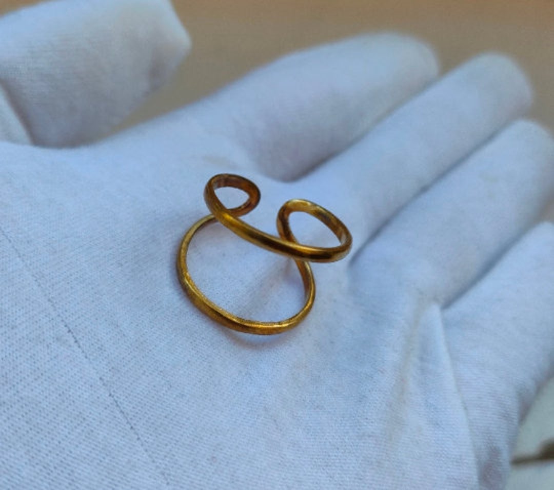 Gold Arthritis Ring – Adjustable Finger Splint Ring, Stylish Medical ...