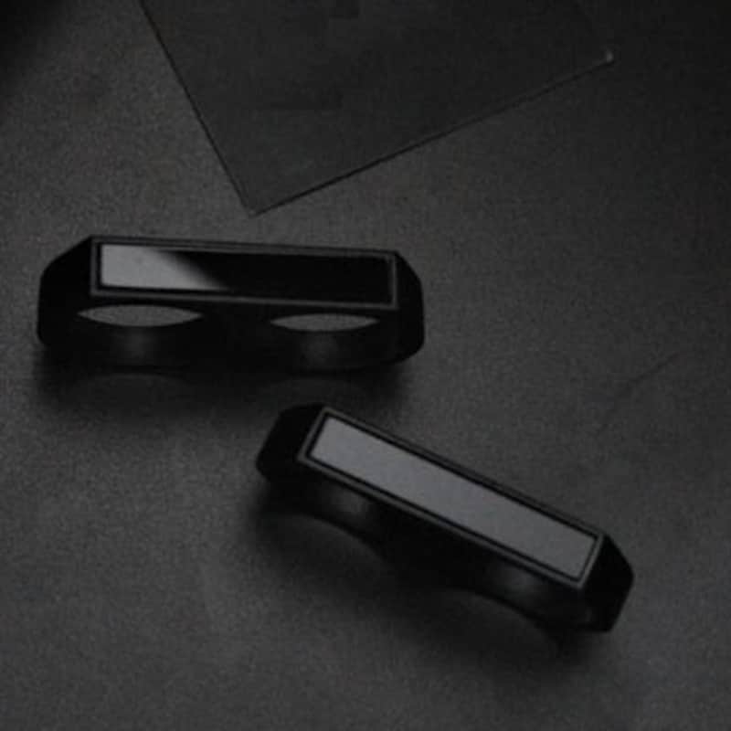 Mens Two Finger Ring - Etsy