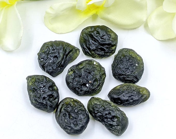 AAA+ Moldavite Raw Rough Stone, Czech Republic Moldavite Gemstone Rough ...