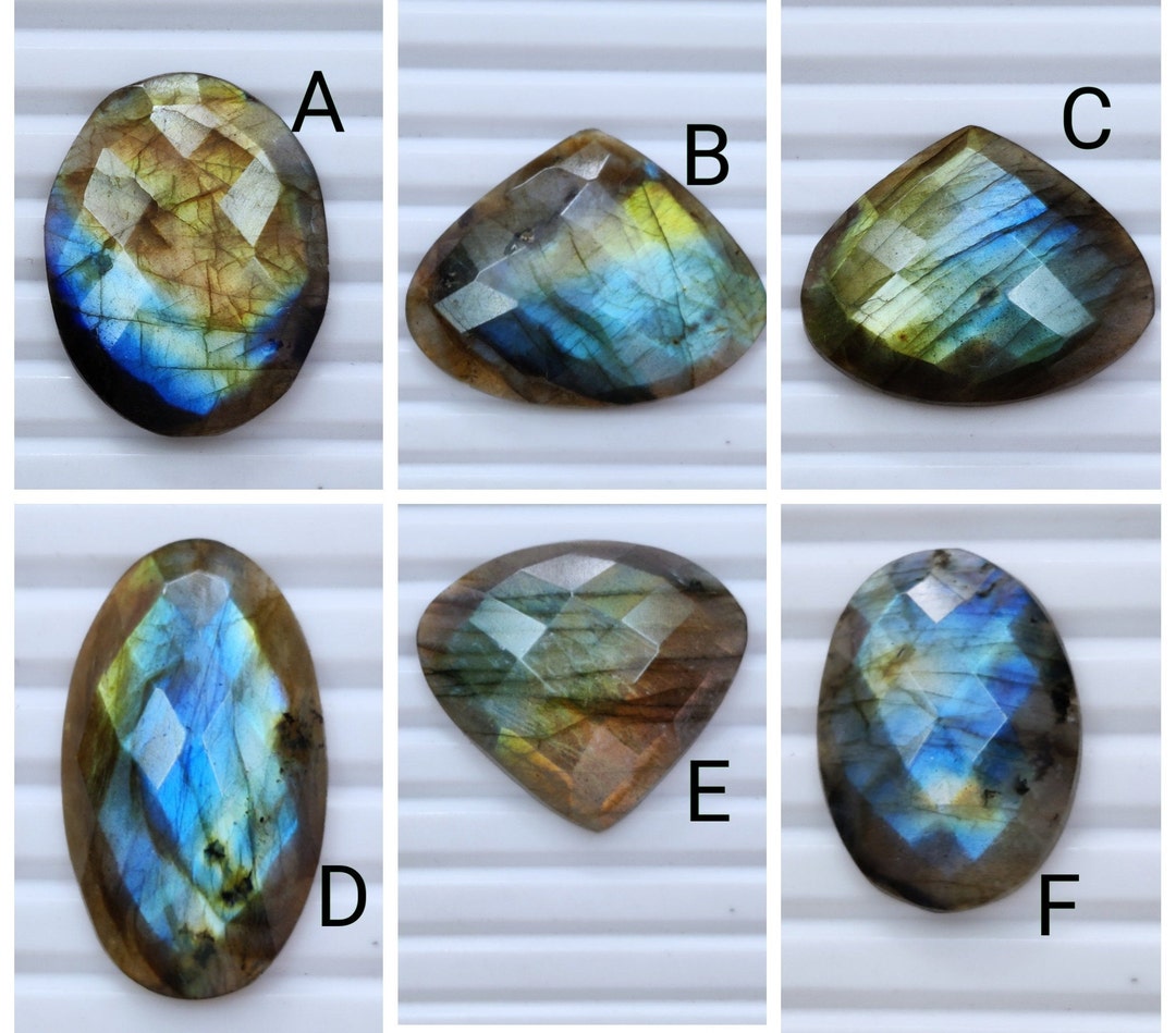 Natürliche Labradorit Stein Labradorit Facettierte Lose Stein ...