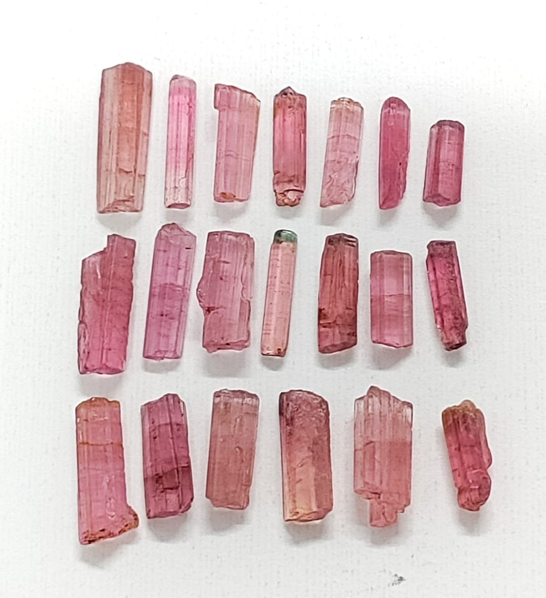 Natural Tourmaline Sticks, Pink Tourmaline Pencil Shape, AAA+ Pink ...