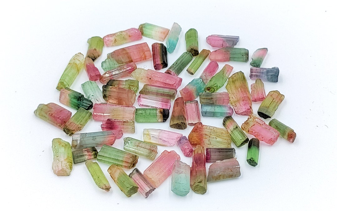 Bio Tourmaline Pencil Shape, Natural Tourmaline Sticks, AAA Multi ...