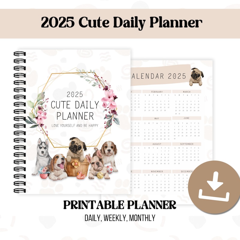 The Paw Print Calendar 2025 2026 - Etsy