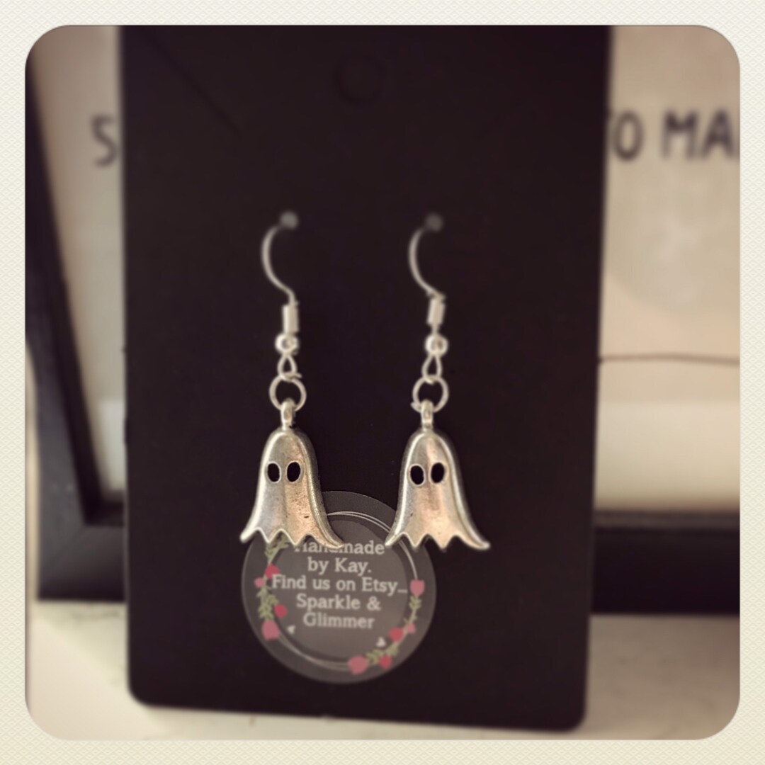 Handmade Ghost Earrings//halloween Earrings//halloween Party//halloween ...