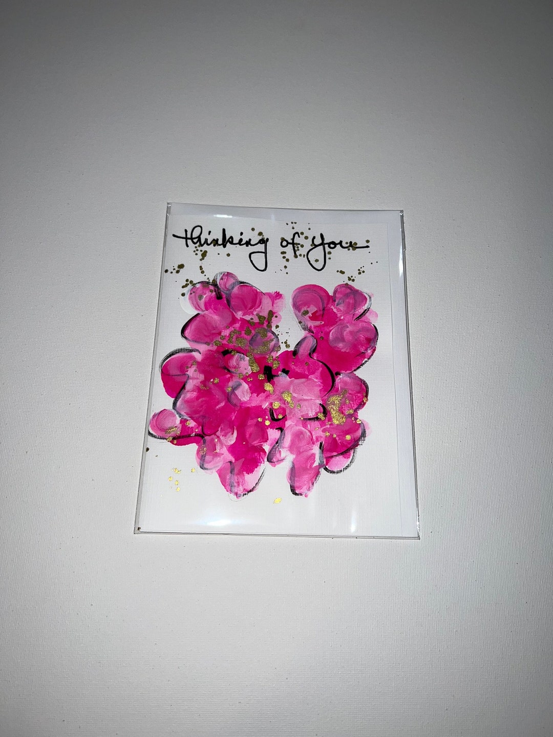 Hand Painted Art Greeting Cards by Carol Pessin Original Piece Thinking ...