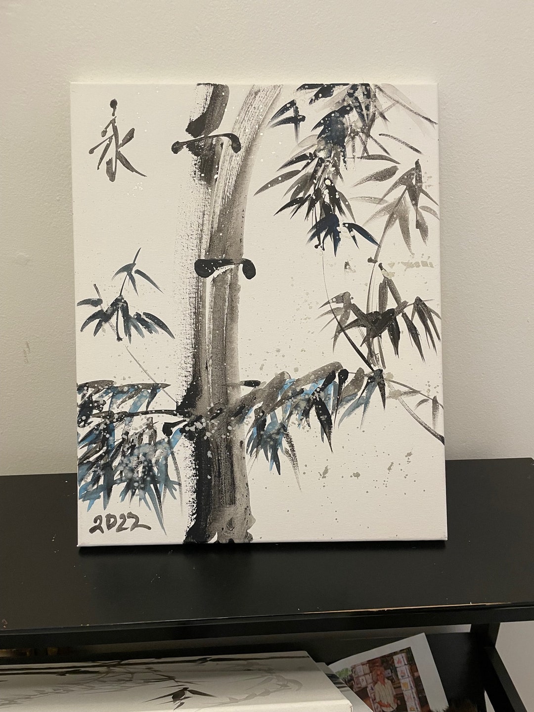 Hand Painted Artwork Canvas Wall Decor by Carol Pessin, Original Piece ...